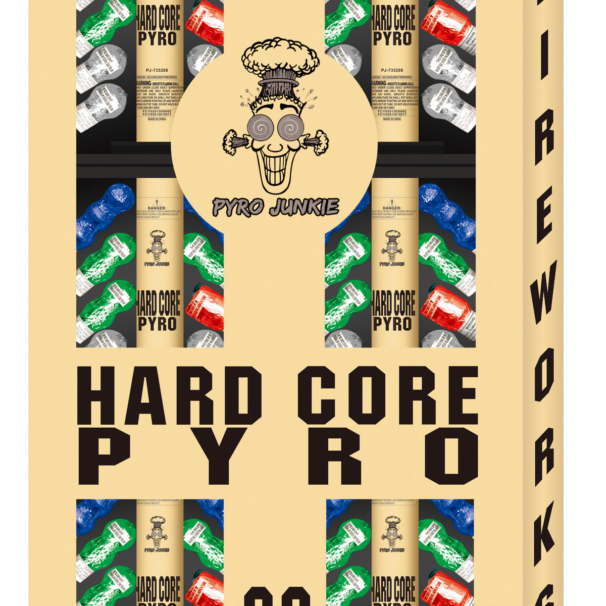 HardCore Pyro (60 Shells 108 Breaks) – PJF Wholesale